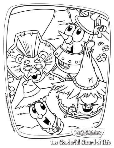 Veggie Tales Jonah Coloring Pages