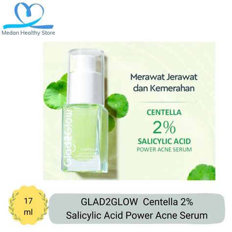 Jual Glad2glow G2g Centella 2 Salicylic Acid Power Acne Serum 17 Ml