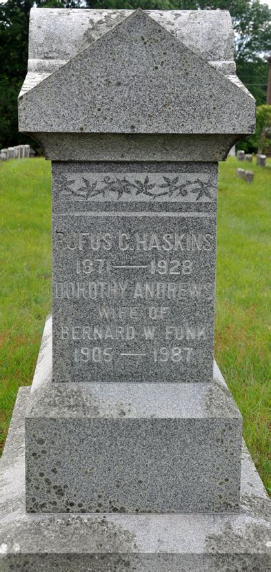 Rufus Caleb Haskins 1871 1928 Memorial Find A Grave