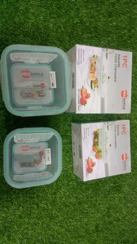 Plastic 1000ml Microwave Safe Square Food Container At Rs 210piece In Pune