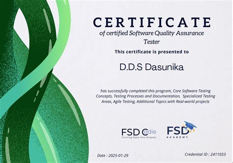 Im Excited To Share That I Have Successfully Completed The Certified Software Quality Assurance