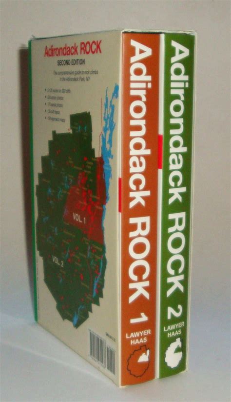 Adirondack Rock Two Volumes By Jim Lawyer And Jeremy Haas Fine Hardcover