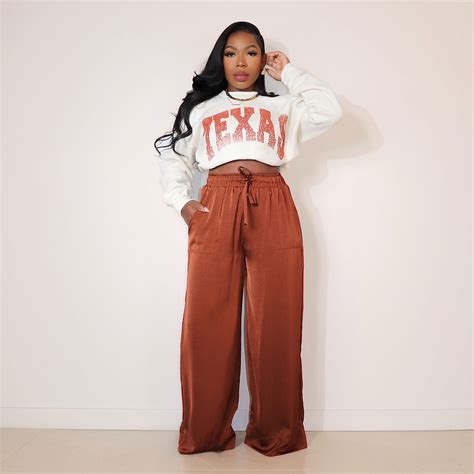 Maya Wide Leg Satin Pants Modern Opulence