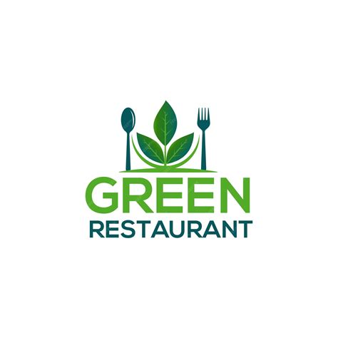 Premium Vector Green Food Icon Logo Design Element Vegetarian Healthy