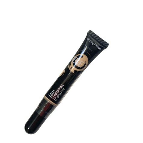 Corretivo Líquido Alta Cobertura Ruby Rose Bege 3 Shopee Brasil