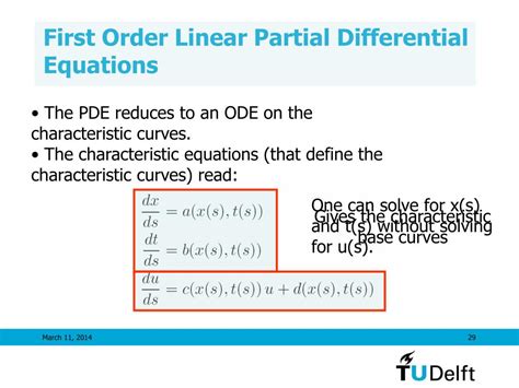 Ppt First Order Partial Differential Equations Powerpoint