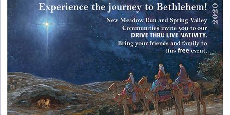 Drive Thru Live Nativity Spring Valley Bruderhof