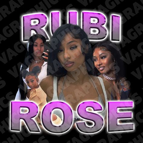 Rubi Rose Png Rap Bootleg T Shirt Design Digital File 300 Dpi Png