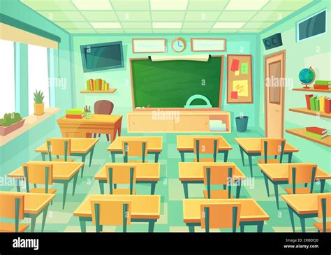 Educational Tv Classroom Stock Vector Images Alamy