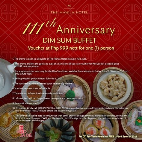 The Manila Hotel Celebrates 111 Years Of History And Heritage The