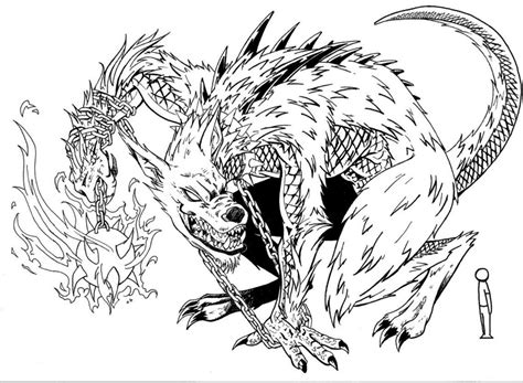 Red Dragons Breathing Fire Coloring Page Coloring Pages