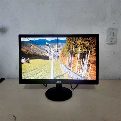 Monitor 19 Polegadas Aoc Led E970swnl Widescreen Shopee Brasil