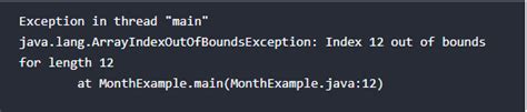 How To Fix An Array Index Out Of Bounds Exception In Java
