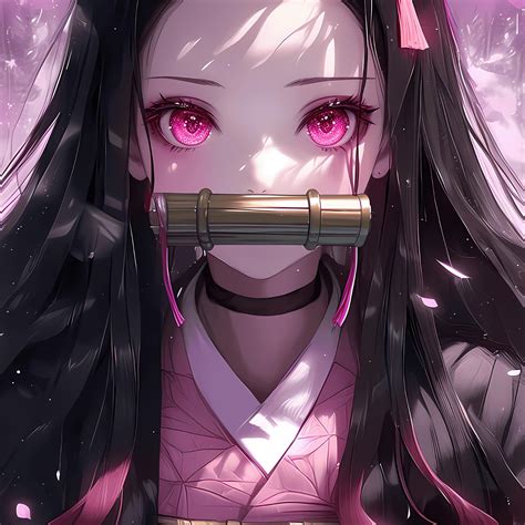 Nezuko Kamado Wallpaper 4k Pink Aesthetic