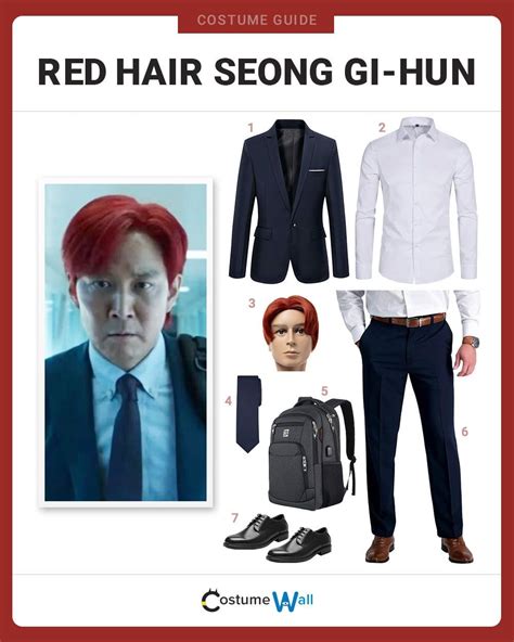 Dress Like Red Hair Seong Gi Hun Costume Halloween And Cosplay Guides