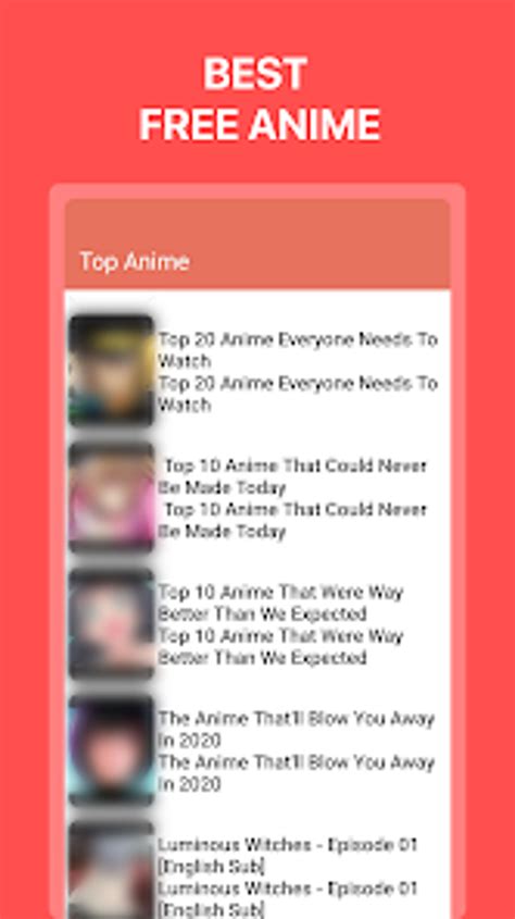 Anime Tv Watch Anime Online For Android Download