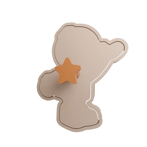 Sandy Cheeks Cookie Cutter Stl Stl Cookie Cutters Over 35 000 Designs To 3d Print