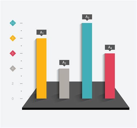 premium vector example of business flat design graph