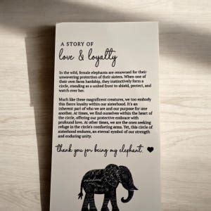 Sisterhood Elephant Cutout Ornament And Poem Elephant Ornament Christmas