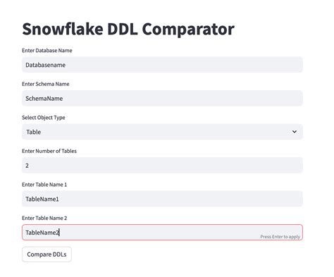 Snowflake Ddl Comparator Different Accounts Using Streamlit By Peggie Mishra Medium