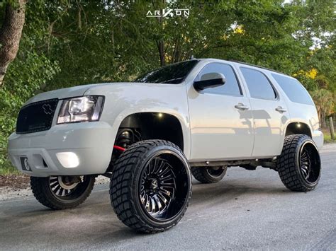 2007 Chevrolet Tahoe Wheel Offset Hella Stance 5 Suspension Lift 7 5 1059382 Arkon Off Road