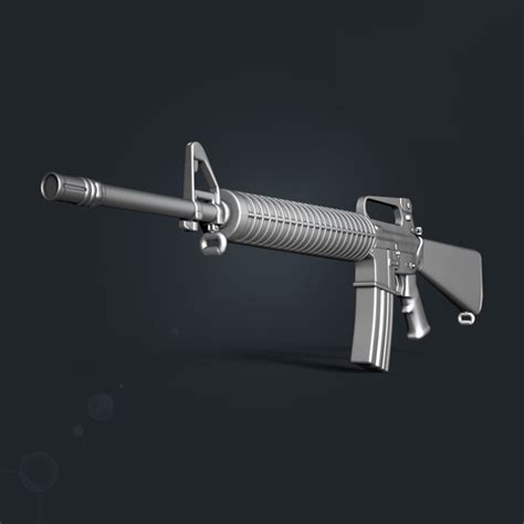 🔫 M16 For Printing・ Stl File For 3d Printing And Cnc Machining Laser