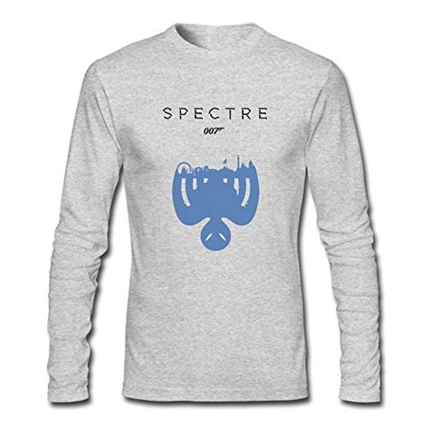 Sfmy Mens 007 Spectre 2015 James Bond Long Sleeve T Shirt Size L