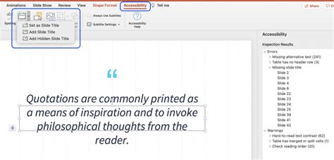Powerpoint Accessibility Sensusaccess