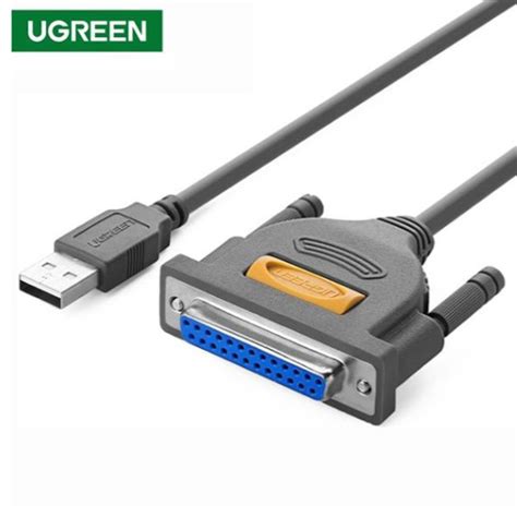 Ugreen Us167 Usb To Db25 Parallel Printer Cable 2m Midas Computer Center Amman Jordan