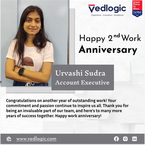 Vedlogic Solutions Pvt Ltd On Linkedin 🎊 Happy 2nd Work Anniversary