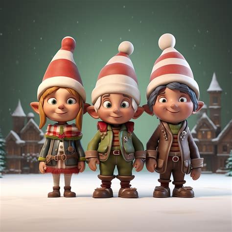 Download Elves Christmas Fantasy Royalty Free Stock Illustration