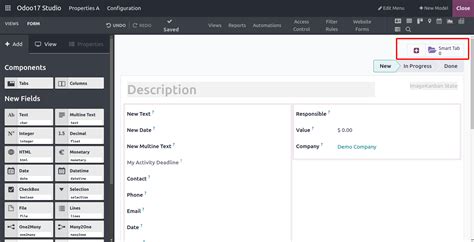 Studio In Odoo Odoo V Enterprise Edition Book
