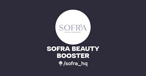 Sofra Beauty Booster Linktree