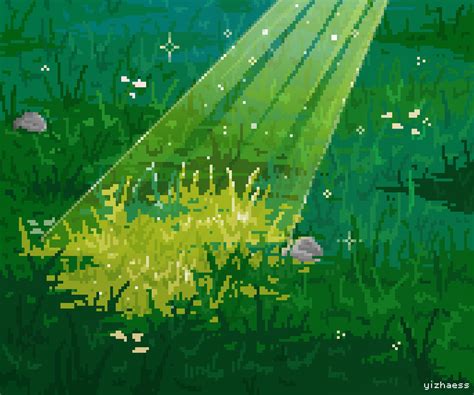 Pixel Grass Pixel Art Landscape Pixel Art Games Pixel Art Tutorial