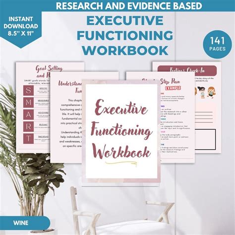 Digital Executive Functioning Workbook Adhd Autism Coping Etsy