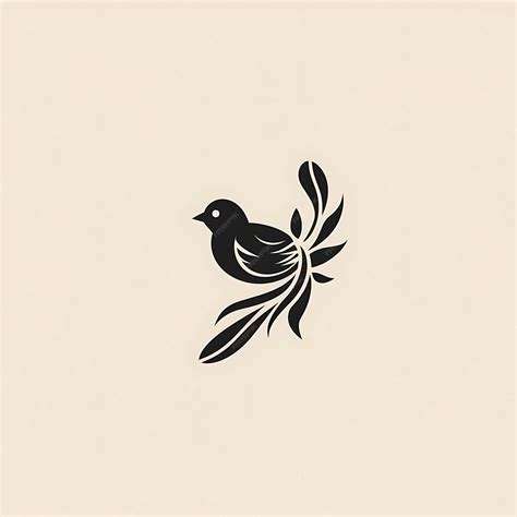 Premium Photo 10th Anniversary Monogram Logo With A Bird And A