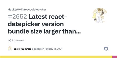 Latest React Datepicker Version Bundle Size Larger Than Before，cant Reduce Bundle Size · Issue