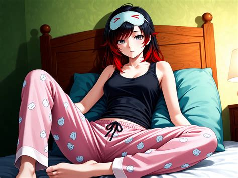Free Ruby Rose Rwby Pjs Aged Up By Ai Ragdoll On Deviantart