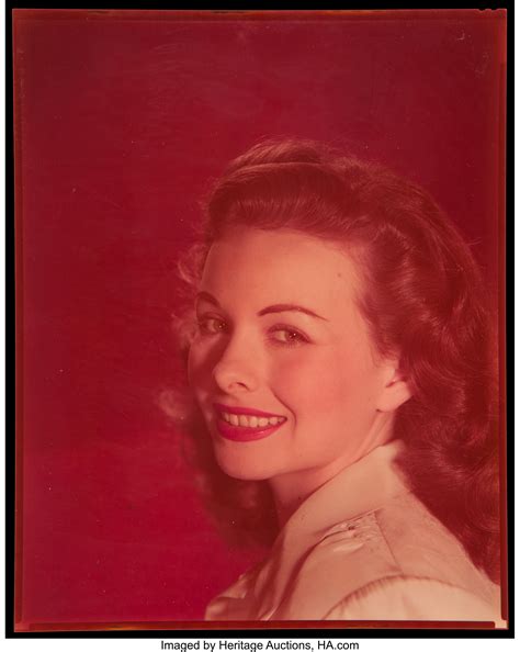 Jeanne Crain 1940s Color Transparency 8 X 10 Lot 51234