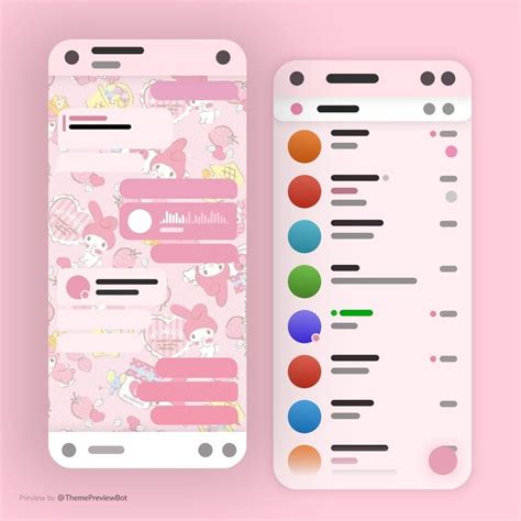Tema Telegram Aesthetic Cute Cute Themes Telegram Color Theme