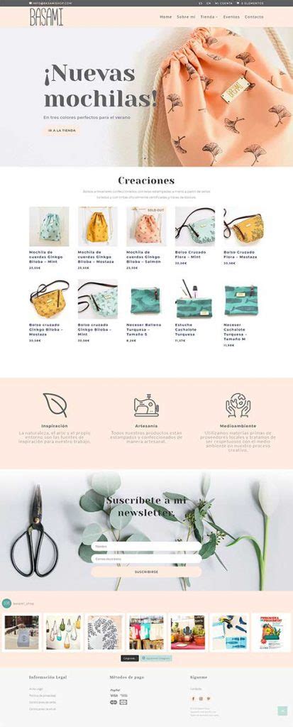 A Divi Woocommerce Site For Online Bag Store Divi Theme Examples