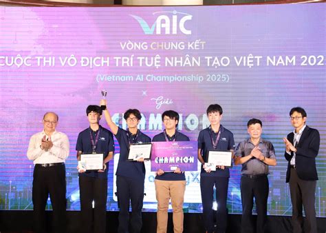 Trao Giải Cuộc Thi Vô địch Trí Tuệ Nhân Tạo Việt Nam Vaic 2025 Báo Tuyên Quang điện Tử