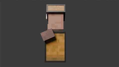 Villager Free 3d Model Cgtrader