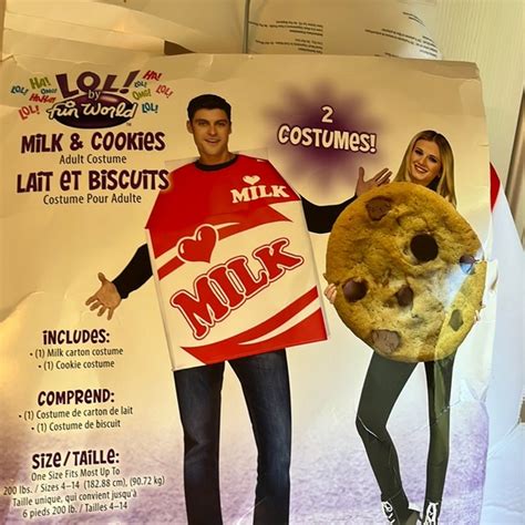 Fun World Other Fun World Adult Milk And Cookies Costume Two