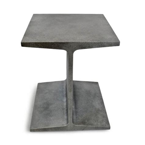 Steel Beam Slice Side Table Chairish