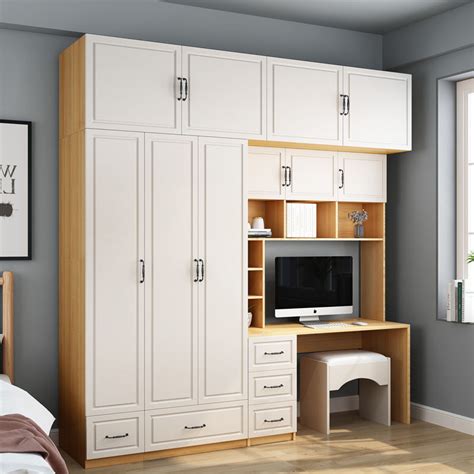 متوفر الان دولاب ملابس خشبي مزدوج بمكتب حديث بيوت Beyoootبيوت