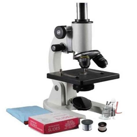 Compound Microscope Black And Grey Bright Field Microscope Complex