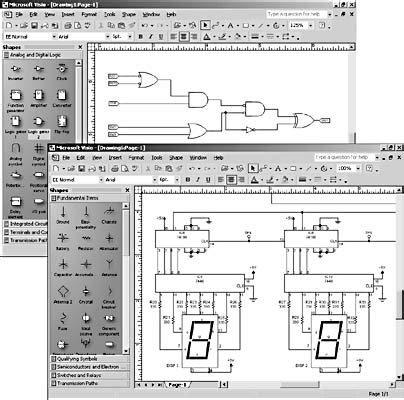 Creating Electrical Schematics Microsoft Visio Version 2002 Inside