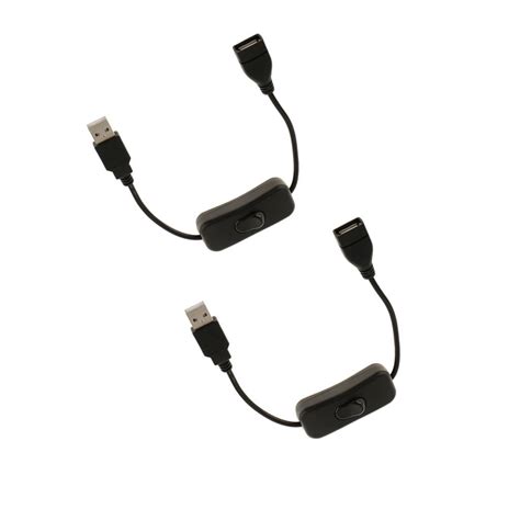 2x Usb Cable Switch Power Control For Toggle
