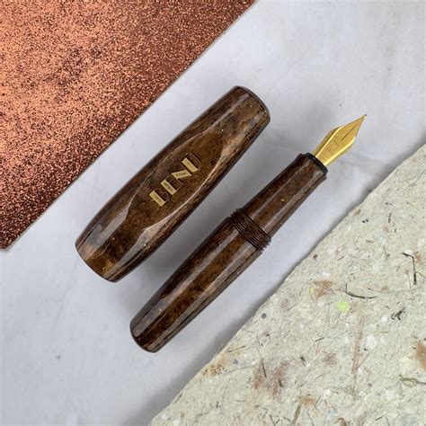 Benu Pixie Fountain Pen Coffee Brown Atlas Stationers